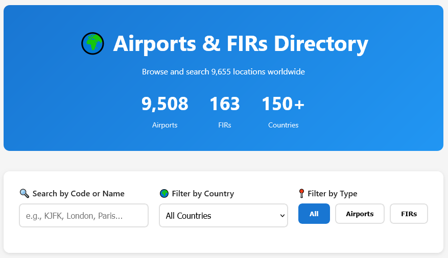 China Airports & ICAO Codes - Complete Directory | NOTAM Viewer
